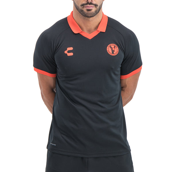 Charly Sport Soccer Gear Xolos 25-26 Black Polo T-Shirt for Men ...